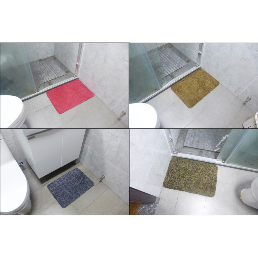 Household Microfiber Floor Mat Ruby - Haiheng Rubber